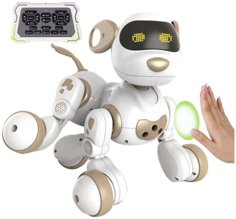Радиоуправляемая собака-робот Smart Robot Gold Dog ''Dexterity'' - AW ...